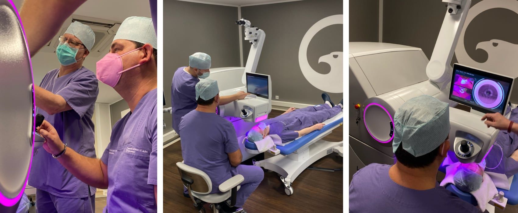 Our femtosecond lasers VISUMAX 800 (Zeiss) for SMILE pro.