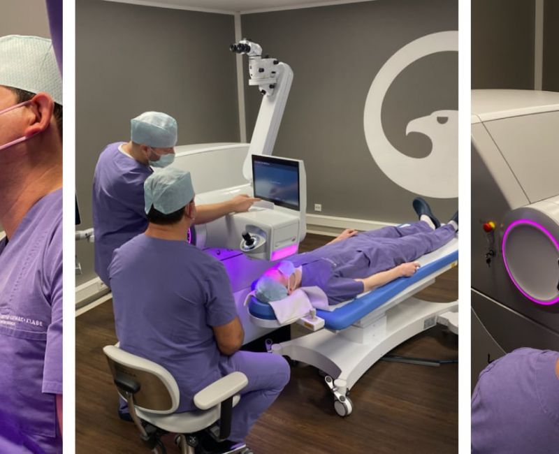 Our femtosecond lasers VISUMAX 800 (Zeiss) for SMILE pro.